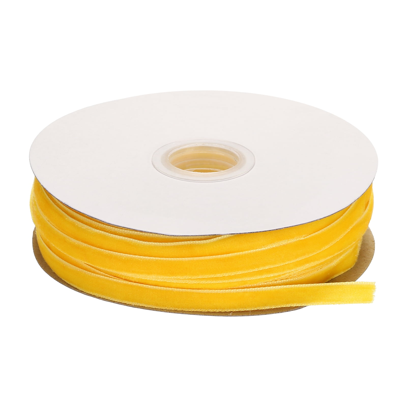 Ribbon Gift Wrapping 1/4 Inch x 50 Yard Ginger Yellow Single Face ...