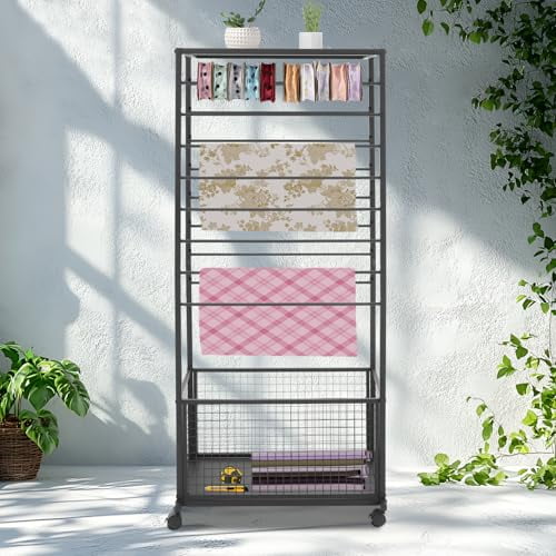 Ribbon Holder Organizer Rack, Double-Sided 16-Layer Ribbon Storage ...