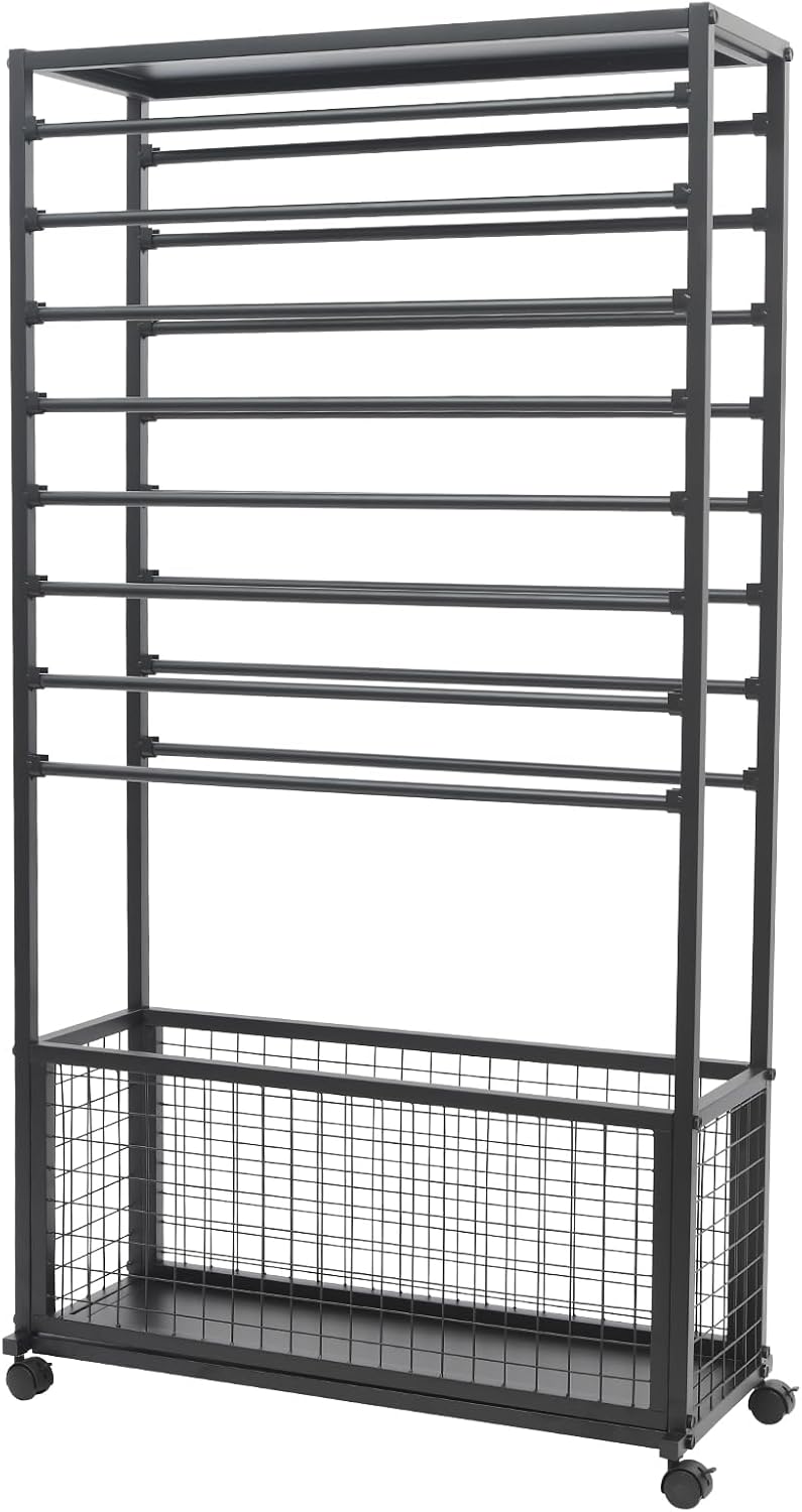 Ribbon Holder Organizer Rack,Double-Sided 16-Tier Ribbon Display Stand ...