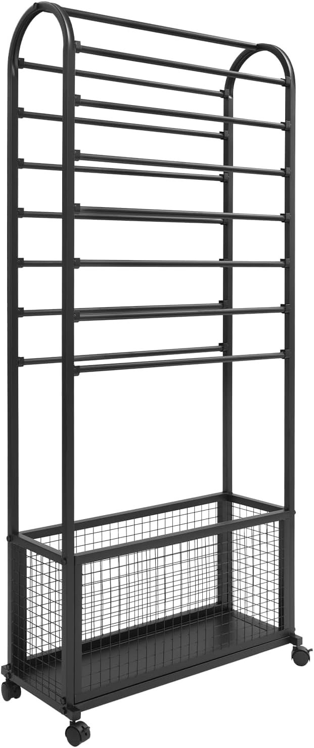 Ribbon Holder Organizer Rack,Double-Sided Ribbon Display Stand with 15 ...