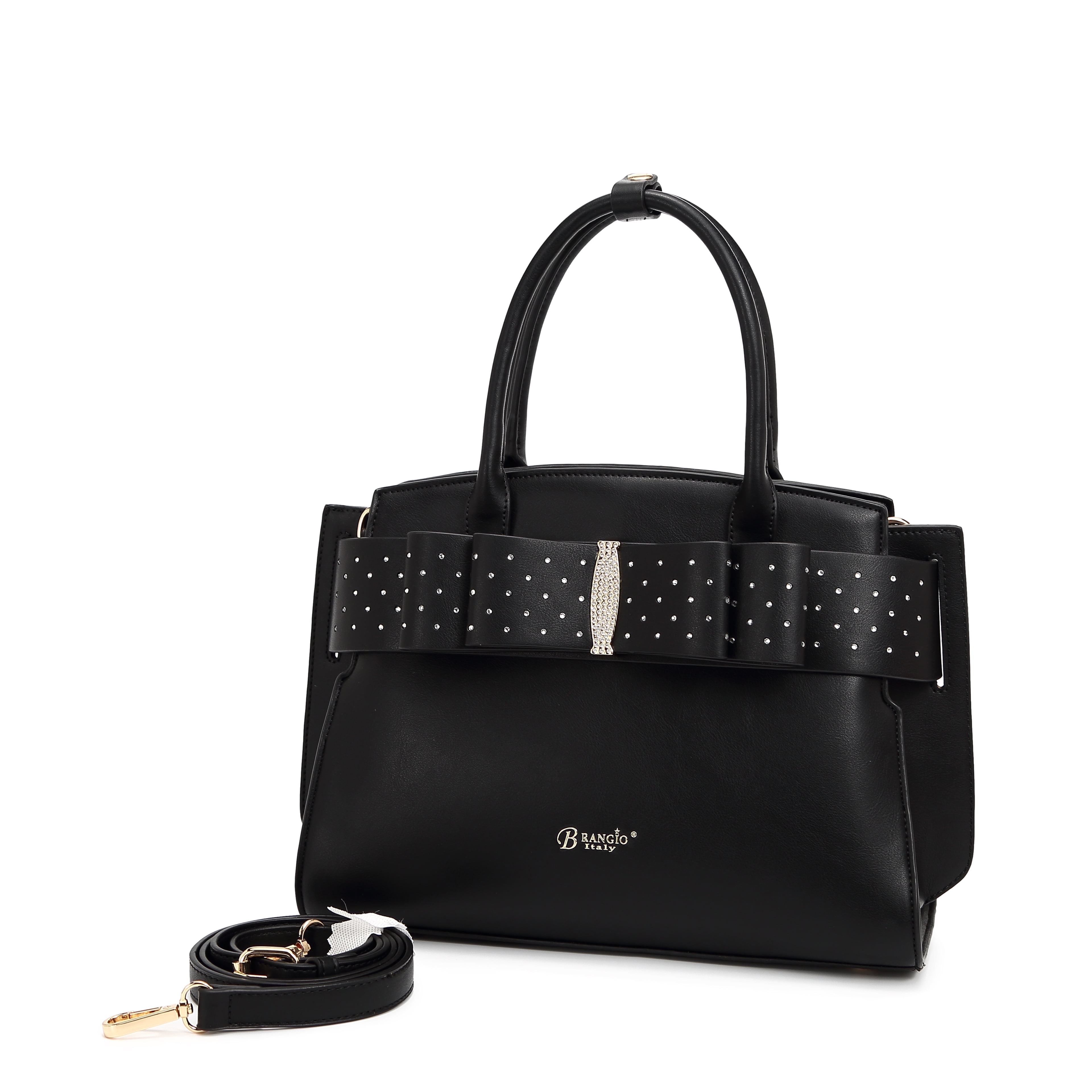 Ribbon Romance Top Handle Satchel with Rhinestones - Walmart.com