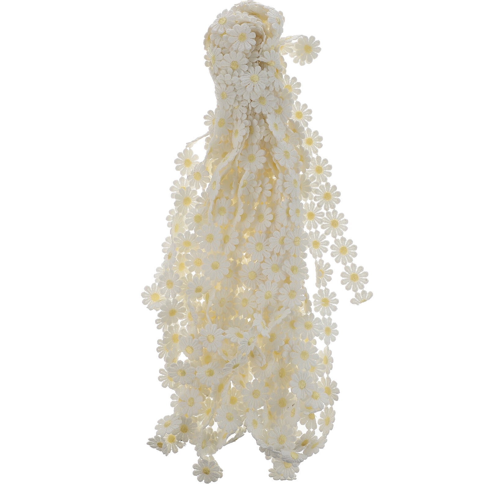 Ribbon Sewing Flower Lace Daisy Trim Fabric Crafts Embroidered Hair ...