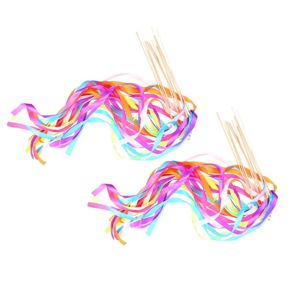 Ribbon Stick Party Streamers Wooden Wedding Decorations for Ceremony ...