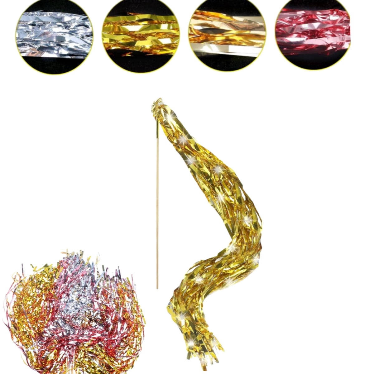 Ribbon Stick Wands,pack of 20 Wedding Wands Light up with LED,QZS ...