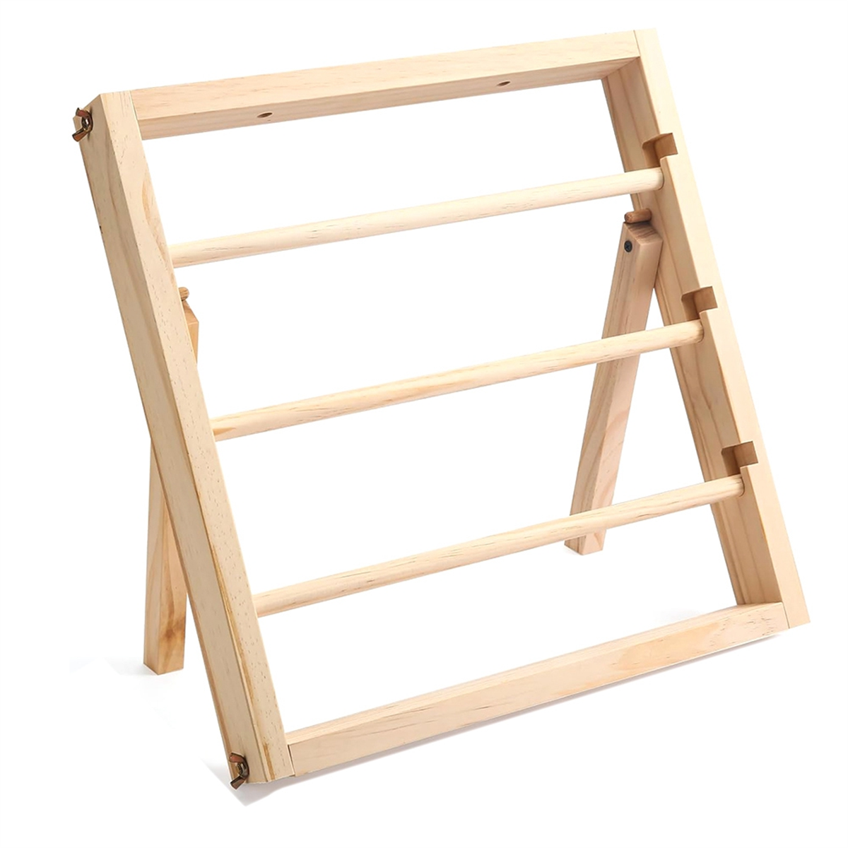 Ribbon Storage Rack - Wooden Spool Holder for Craft Mesh and Washi Tape ...