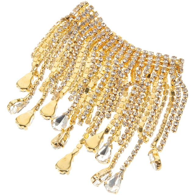 Ribbon Tassel Fringe Trim Rhinestone Clothes Chain DIY Chain DIY ...