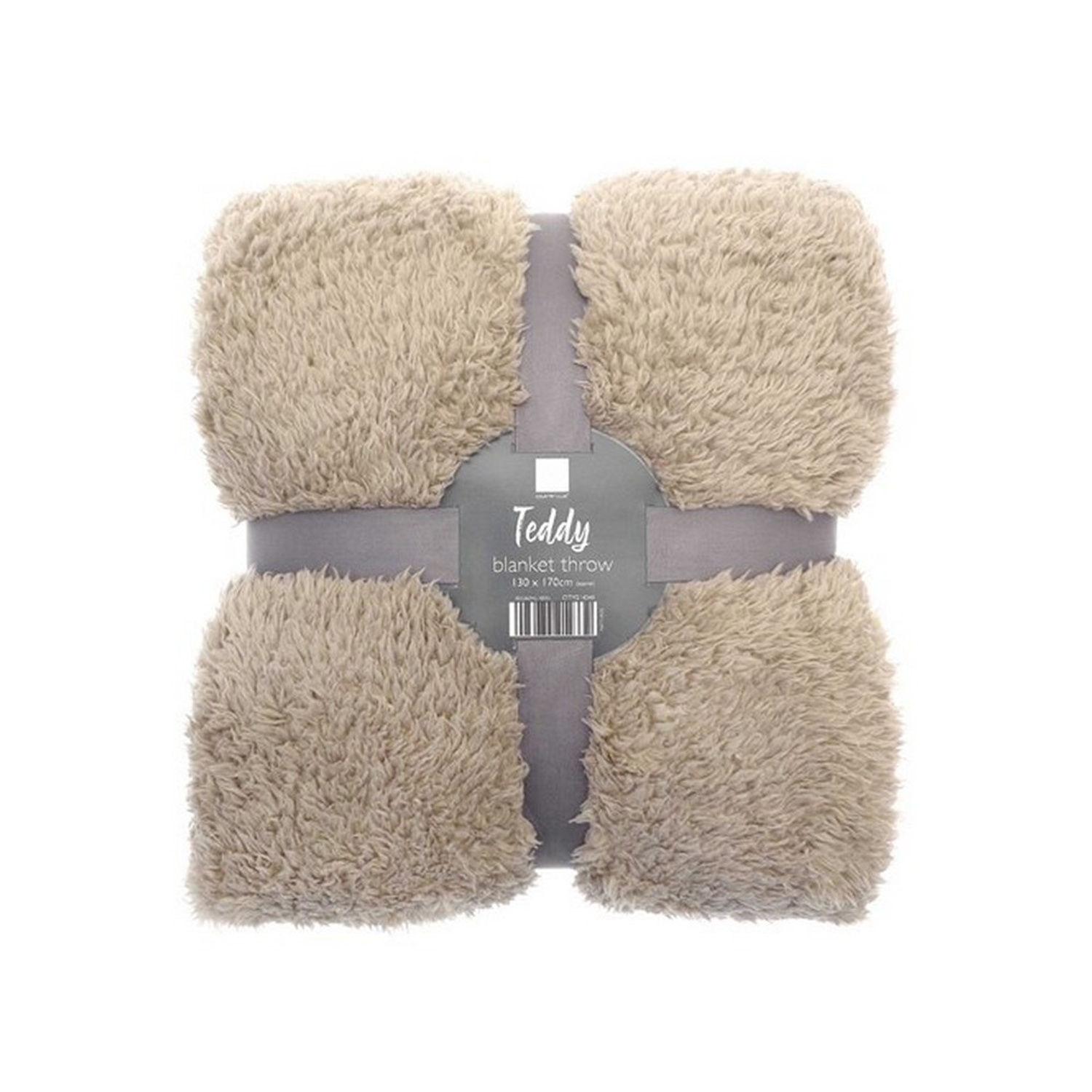 Ribbon Teddy Fleece Throw - Walmart.com