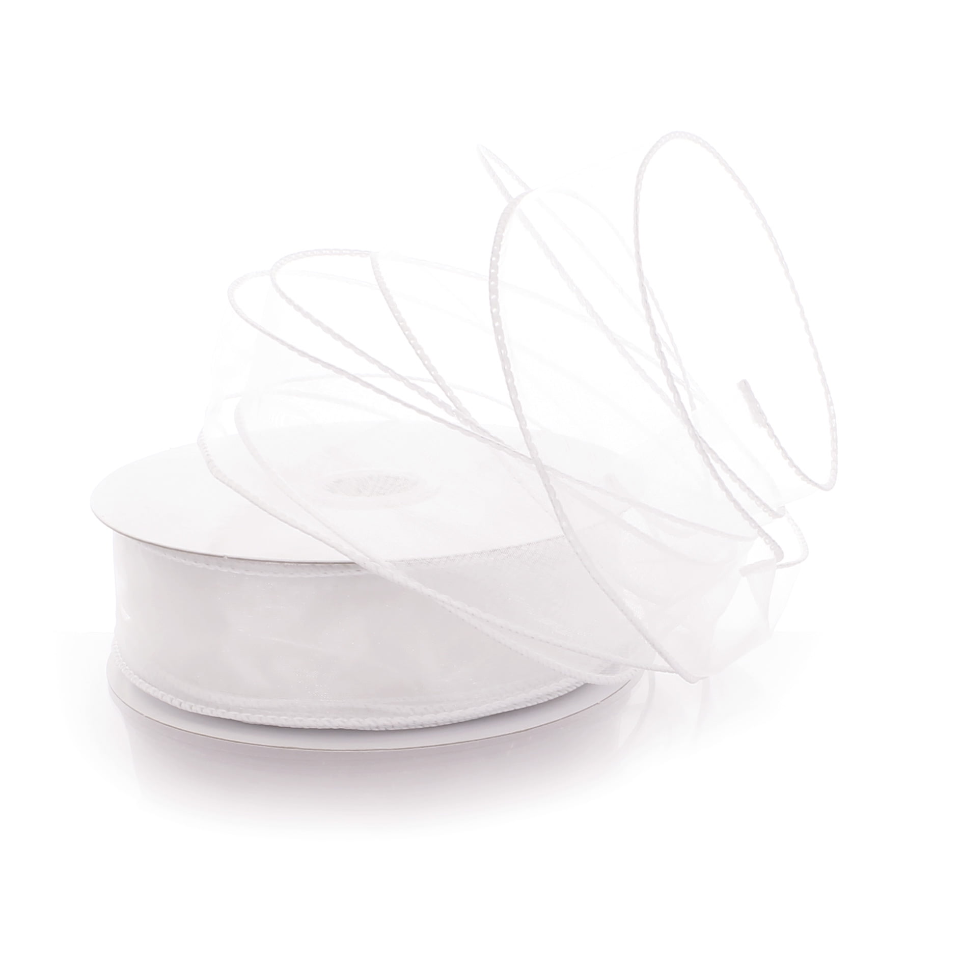 Ribbon Traditions 1.5" Wired Sheer Organza Ribbon - Walmart.com