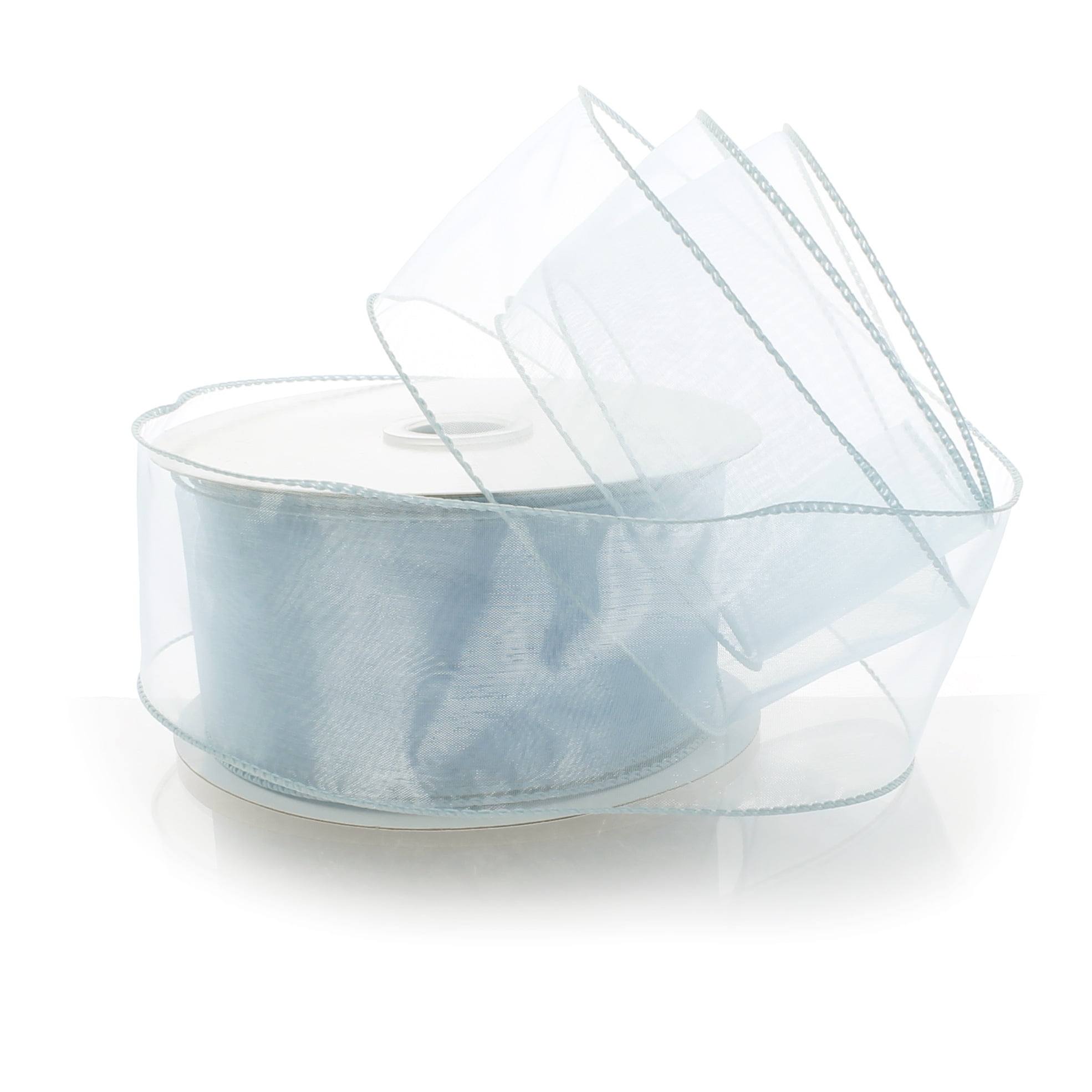Ribbon Traditions 2.5" Wired Sheer Organza Ribbon - Walmart.com