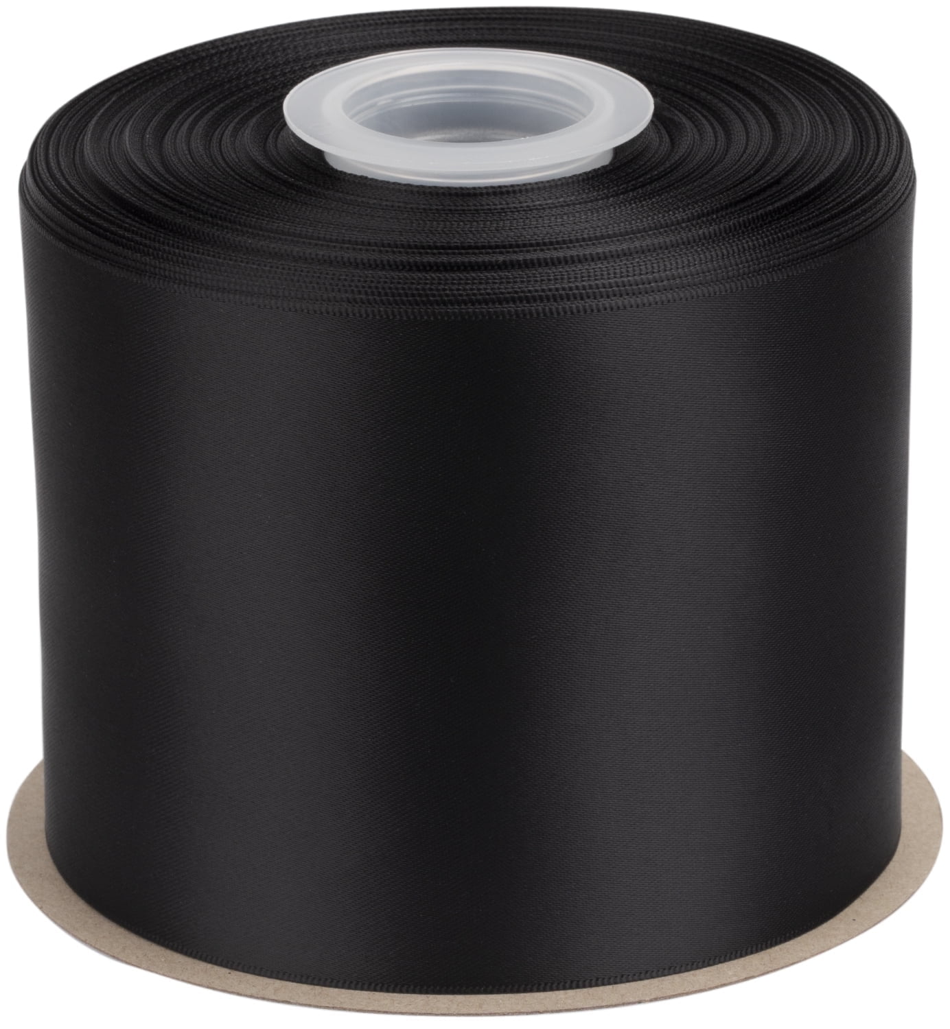 Ribbonitlux Black Satin Ribbon 4 inch Double Sided Quality Satin for ...