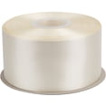 Ribbonitlux Ivory Satin Ribbon 2.5 inch Double Sided Quality Satin for ...
