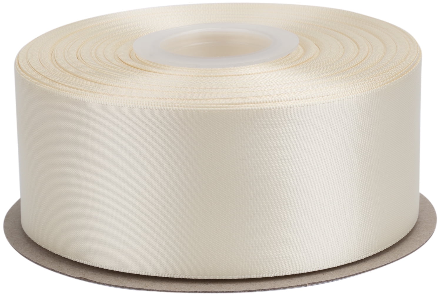 Ribbonitlux Ivory Satin Ribbon 2 inch Double Sided Quality Satin for ...