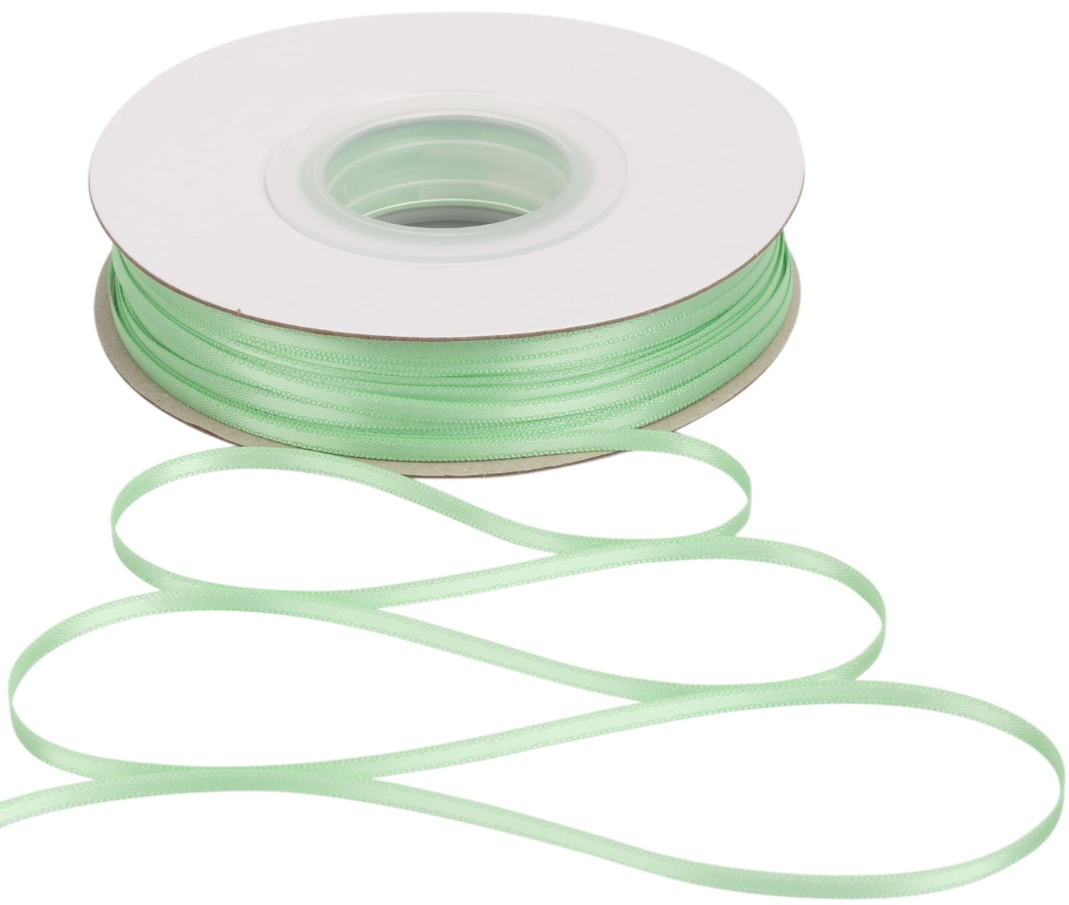 Ribbonitlux Mint Satin Ribbon 1/8 inch Double Sided Quality Satin for ...