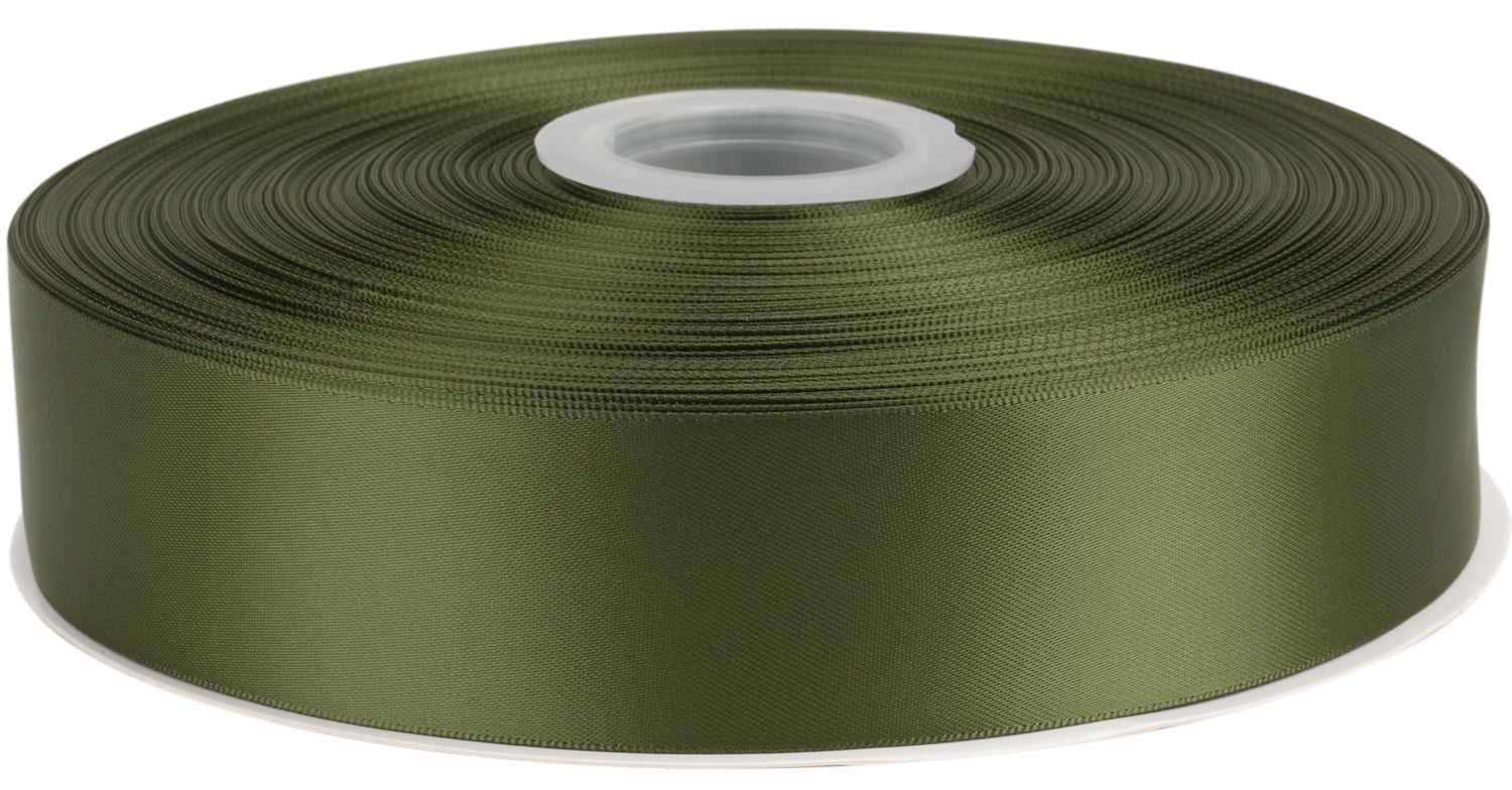 Ribbonitlux Moss Satin Ribbon 1.5 inch Double Sided Quality Satin for ...