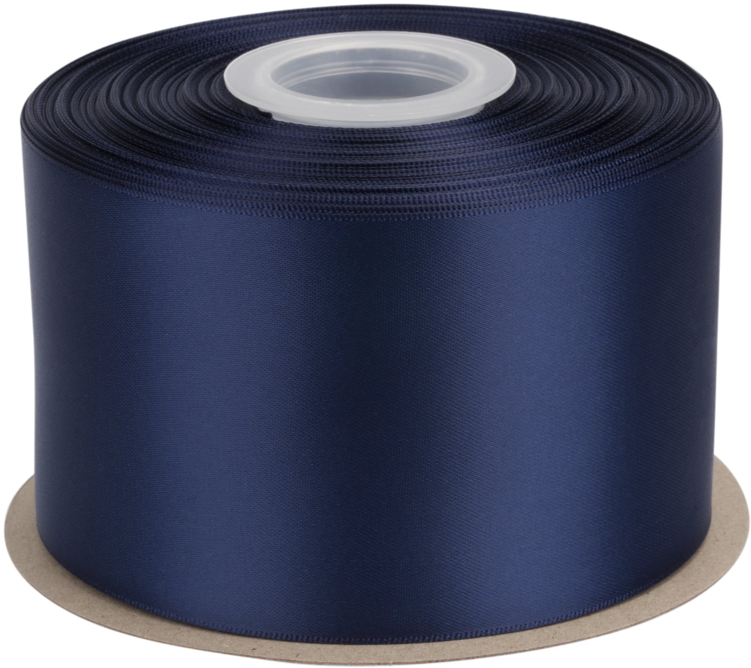 Ribbonitlux Navy Satin Ribbon 3 inch Double Sided Quality Satin for ...
