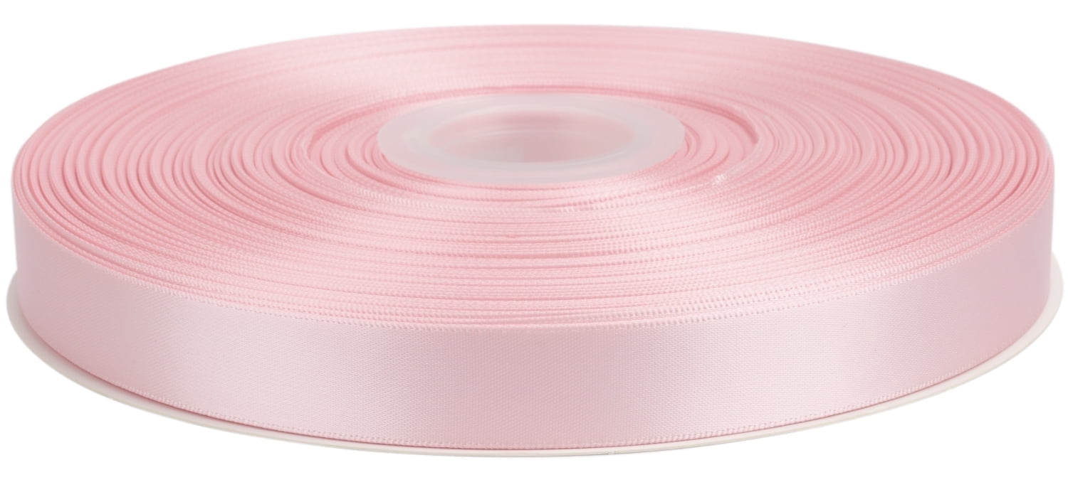 Ribbonitlux Pearl Pink Satin Ribbon 3/4 inch Double Sided Quality Satin ...