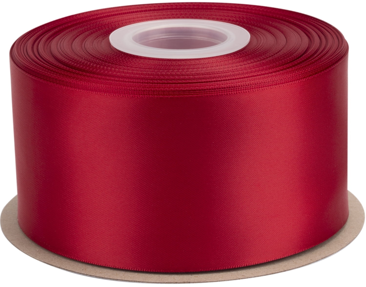 Ribbonitlux Scarlet Satin Ribbon 2.5 inch Double Sided Quality Satin ...