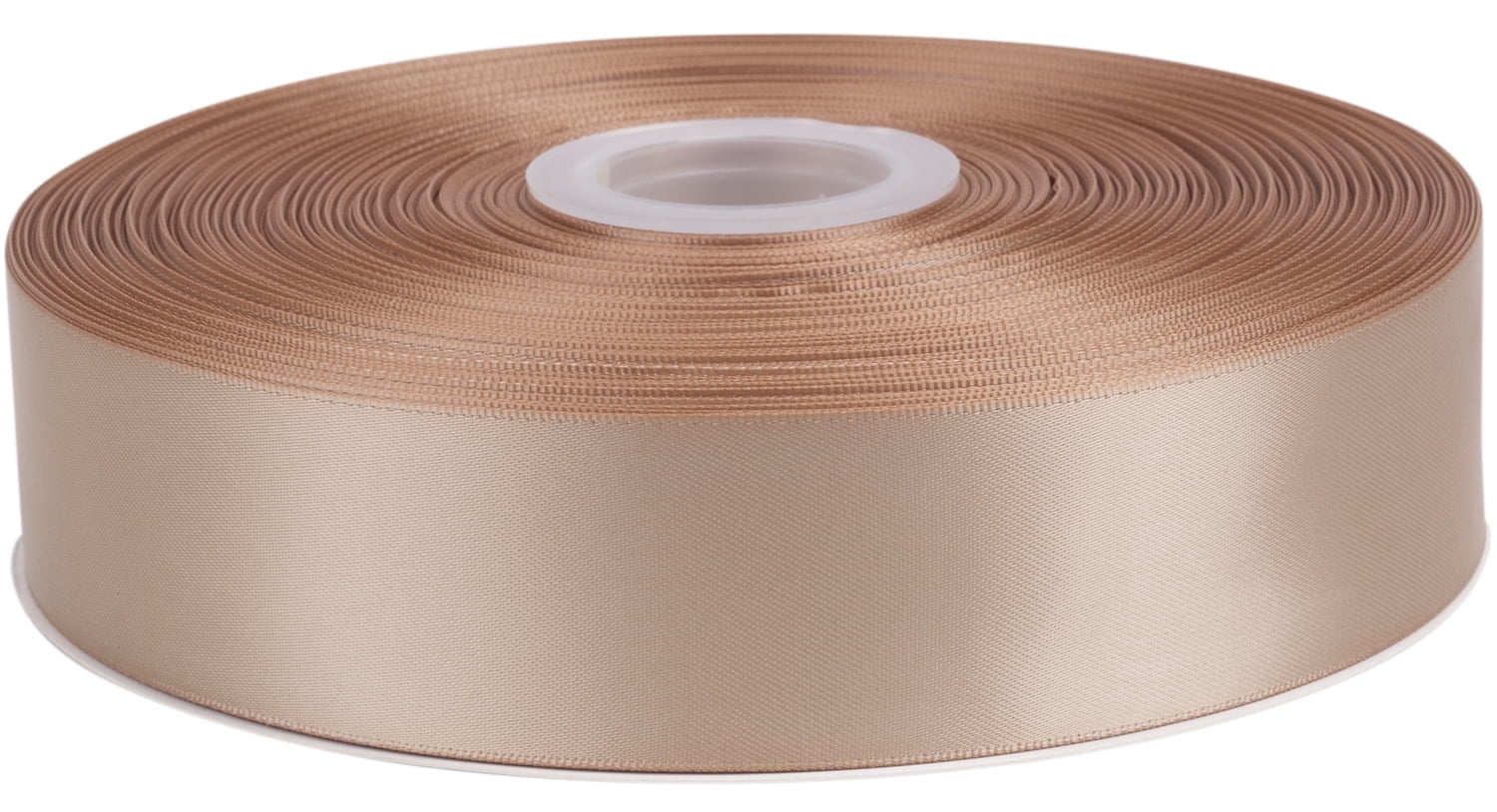 Ribbonitlux Tan Satin Ribbon 1.5 inch Double Sided Quality Satin for ...