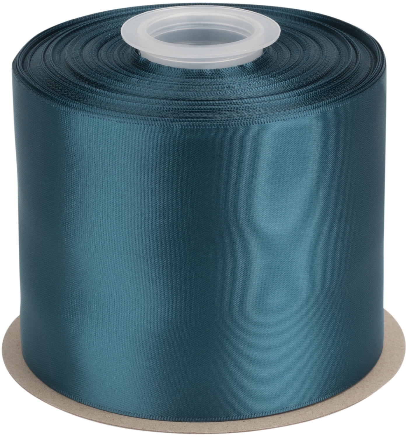 Ribbonitlux Teal Satin Ribbon 4 inch Double Sided Quality Satin for ...