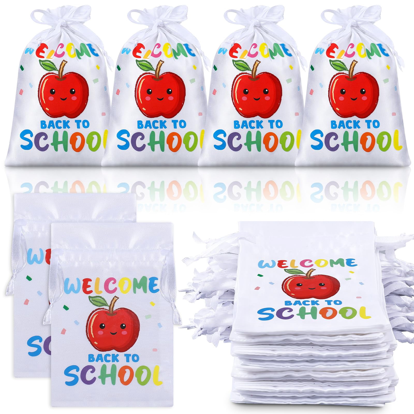 Ribbonlic 35 Pcs Welcome Back to AIS1 School Gift Bags Bulk 4 x 6 Inch ...