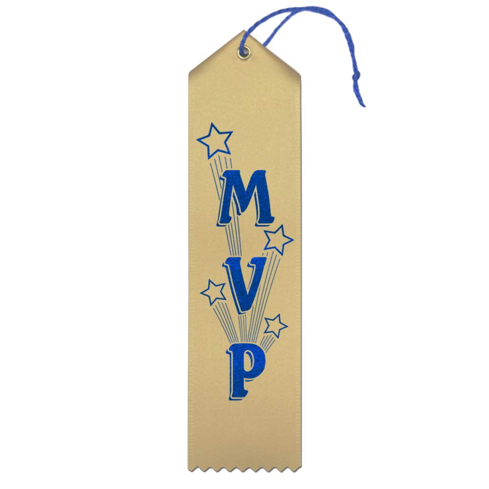 RibbonsNow MVP Award Ribbons - 25 Irish Gold Ribbons with Card & String ...