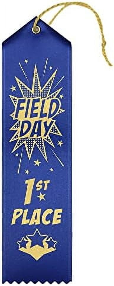 RibbonsNow School Field Day 1st Place Ribbons – 100 Blue Ribbons with ...
