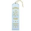 RibbonsNow 100 Bright Blue Participant Ribbons with Card & String - Fun ...