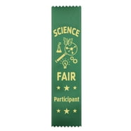 RibbonsNow Participant Award Ribbons - 100 Green Ribbons with Card ...