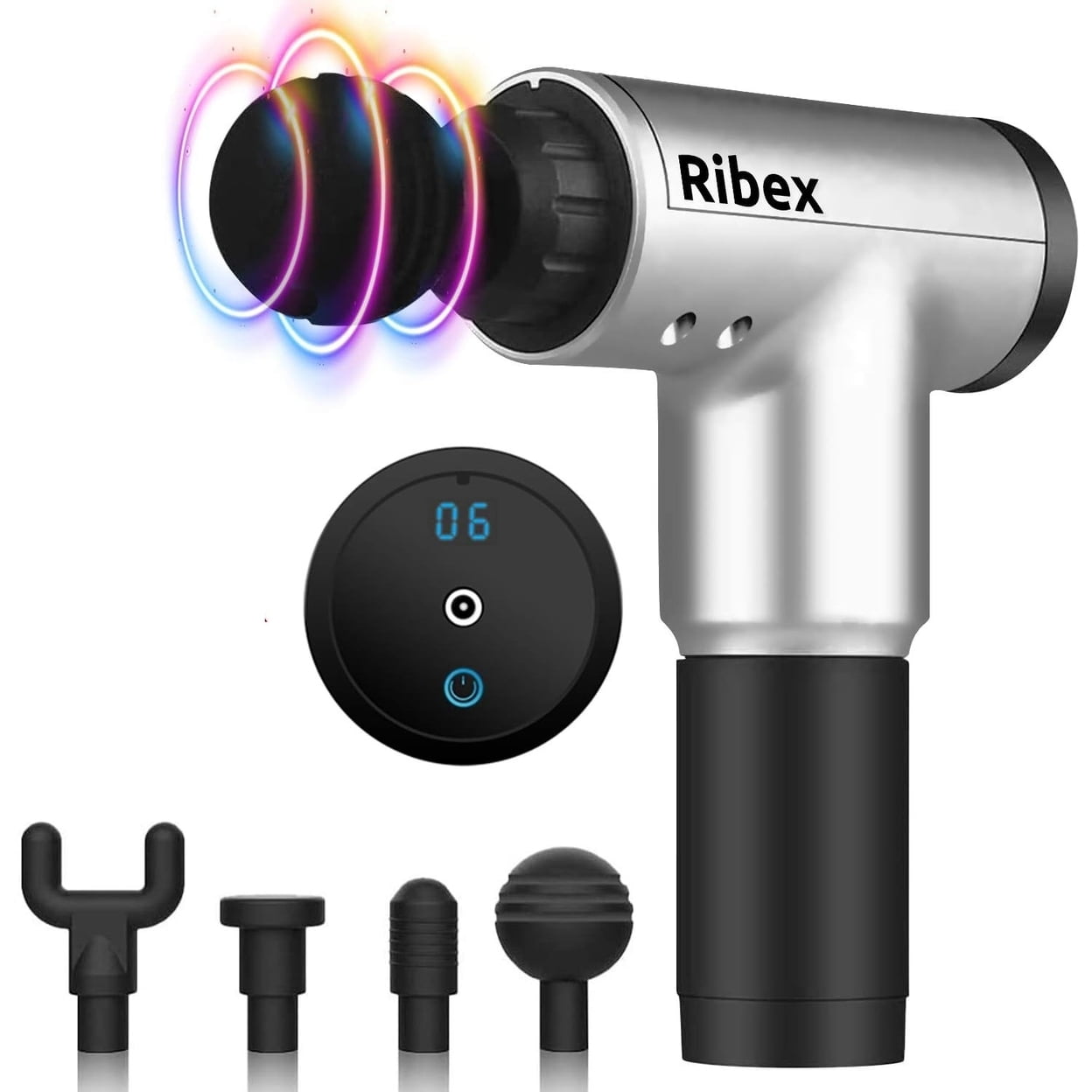 Ribex A6 Pro Muscle Massage Gun Deep Tissue Percussive Handheld ...