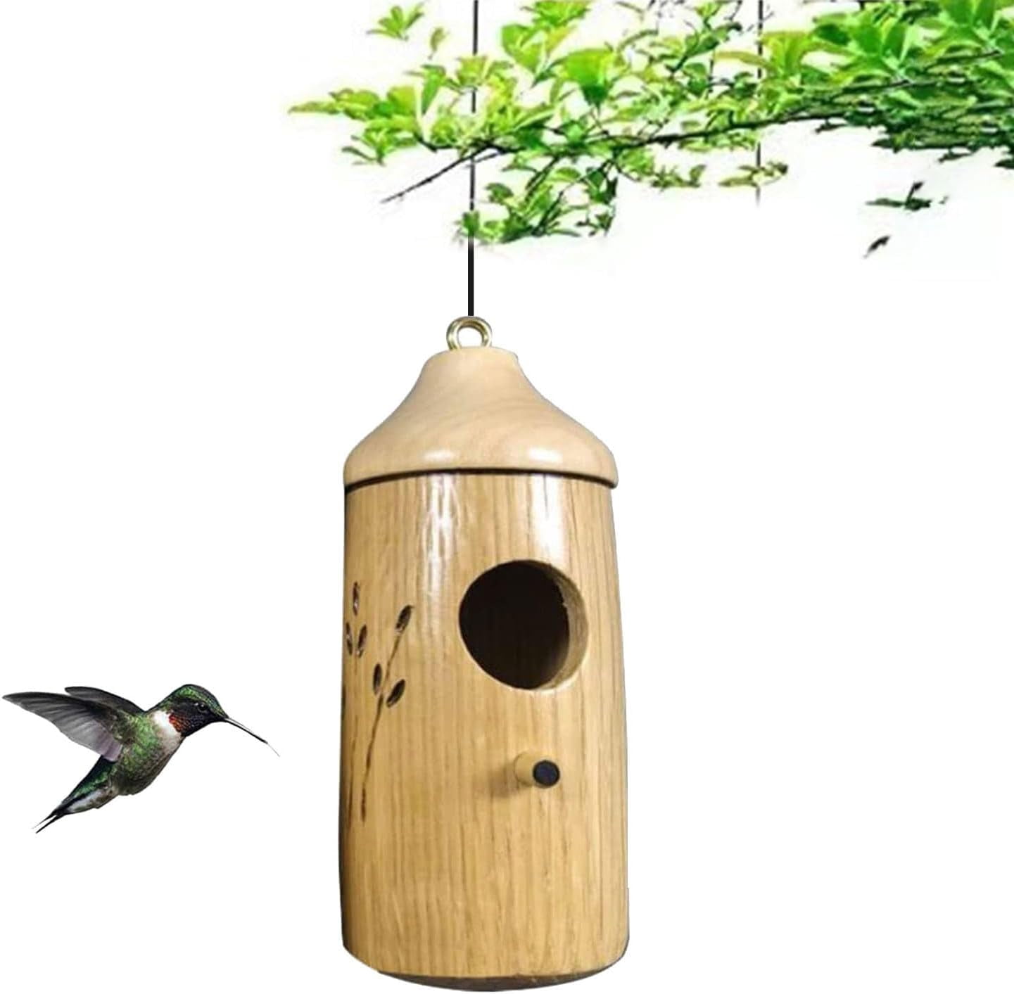Ribili Wooden Hummingbird House, Fanyil Wooden Hummingbird House ...