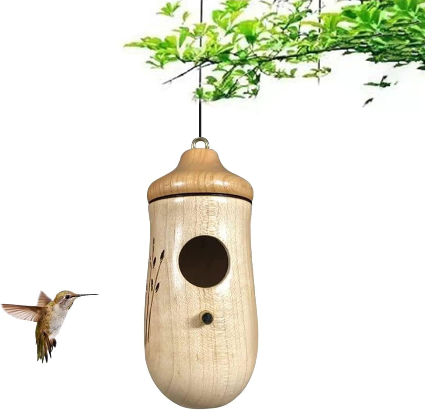 Ribili Wooden Hummingbird House, Fanyil Wooden Hummingbird House ...