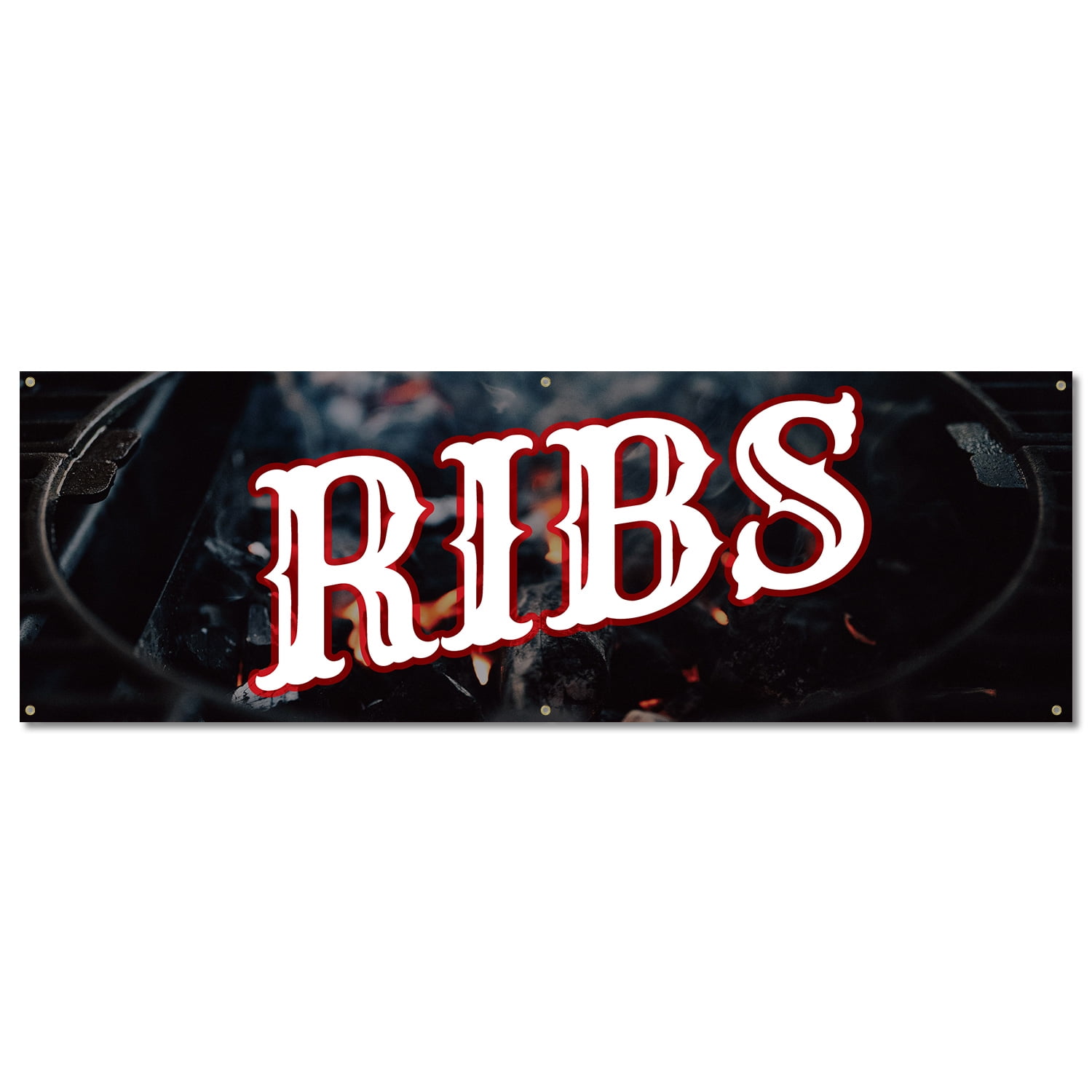 Ribs | 24" X 72" Banner | Outdoor Vinyl Sign With Grommets ...