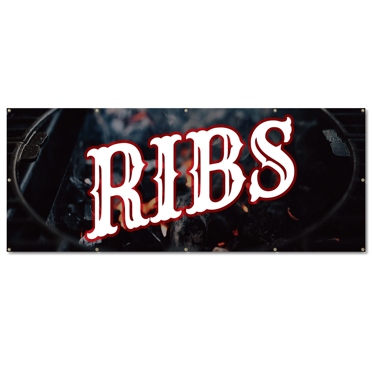 Ribs | 48" X 120" Banner | Outdoor Vinyl Sign With Grommets ...