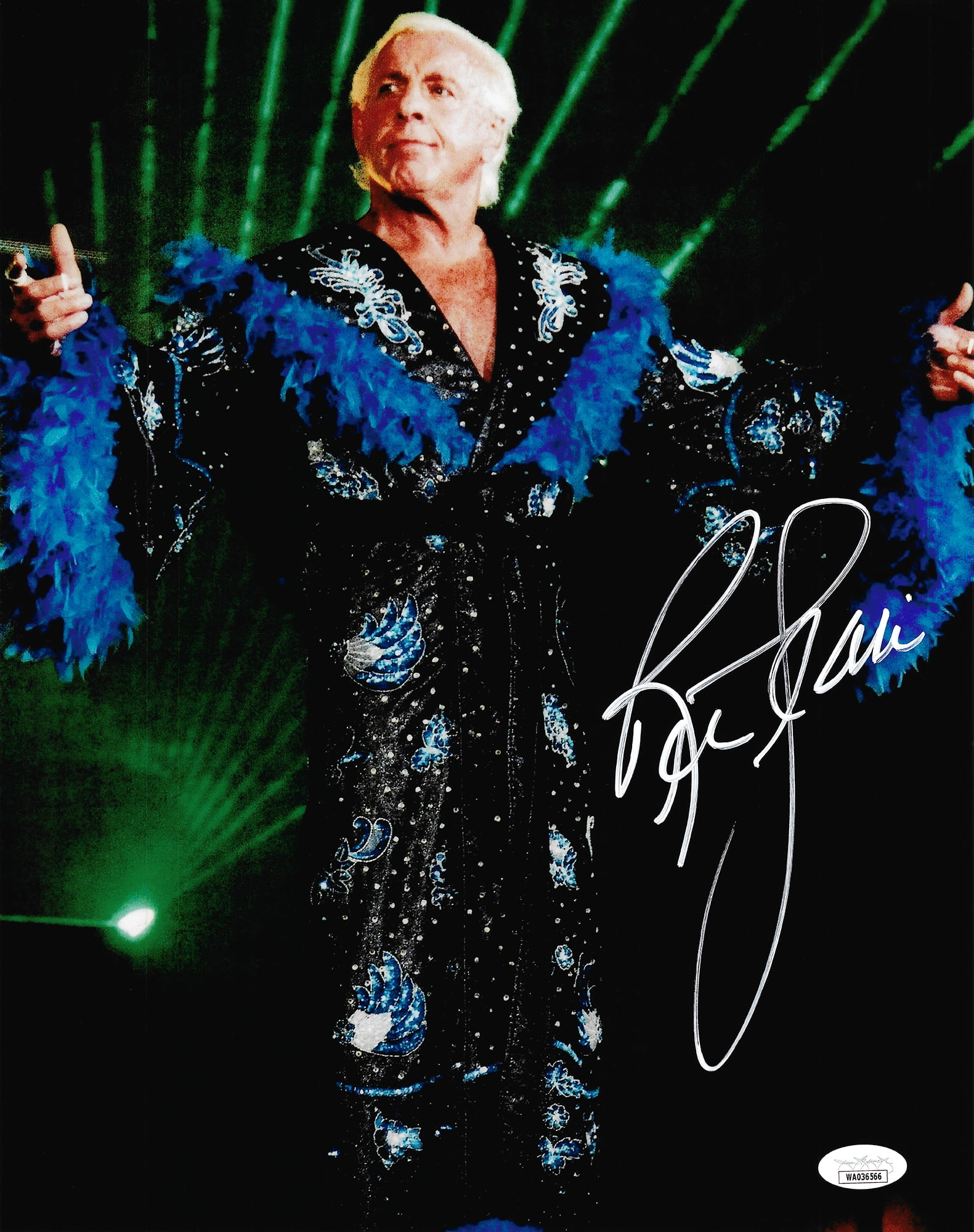 Ric Flair Autographed 11x14 Photo JSA 203588 - Walmart.com