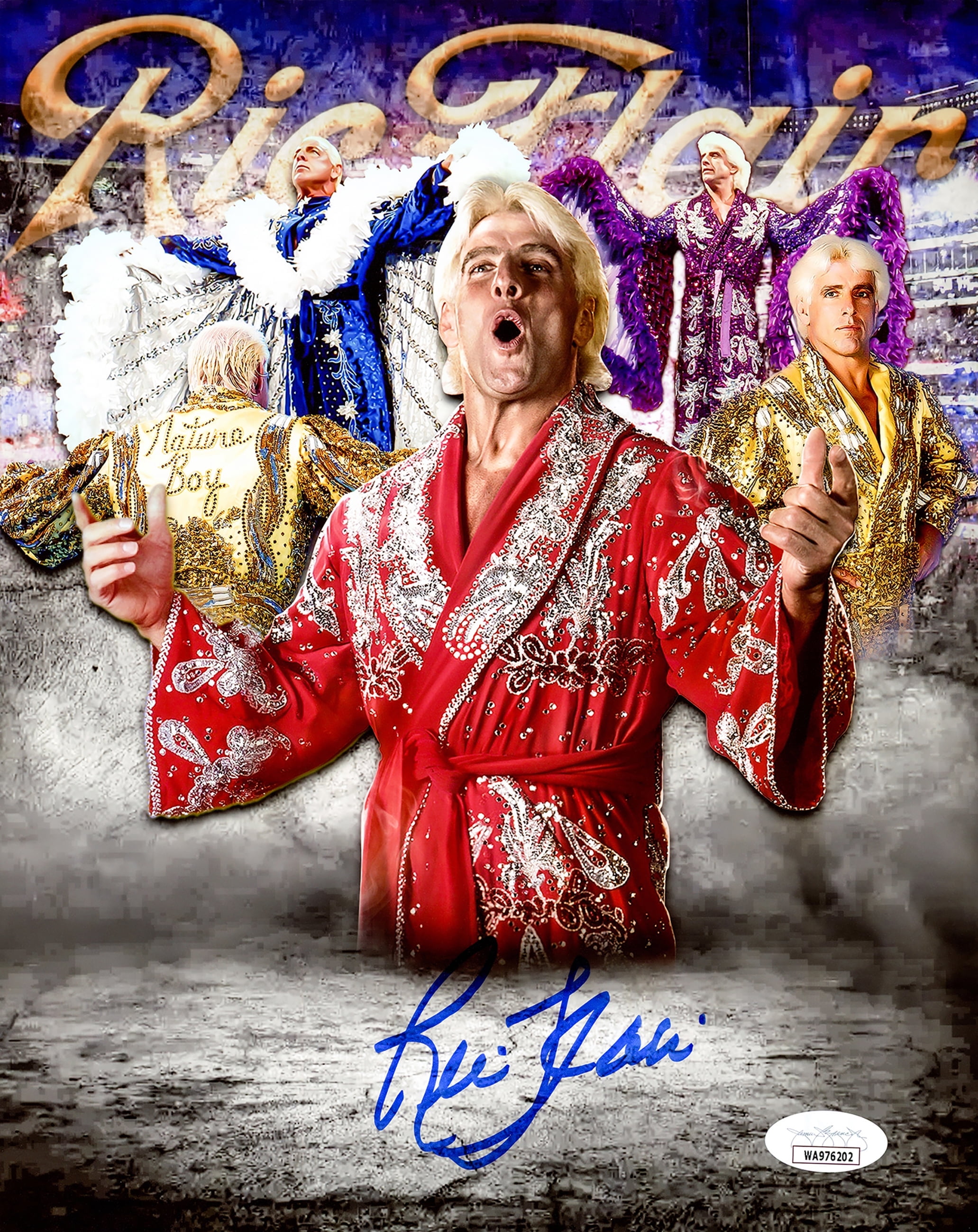 Ric Flair Autographed 8x10 Photo WWE JSA 228787 - Walmart.com