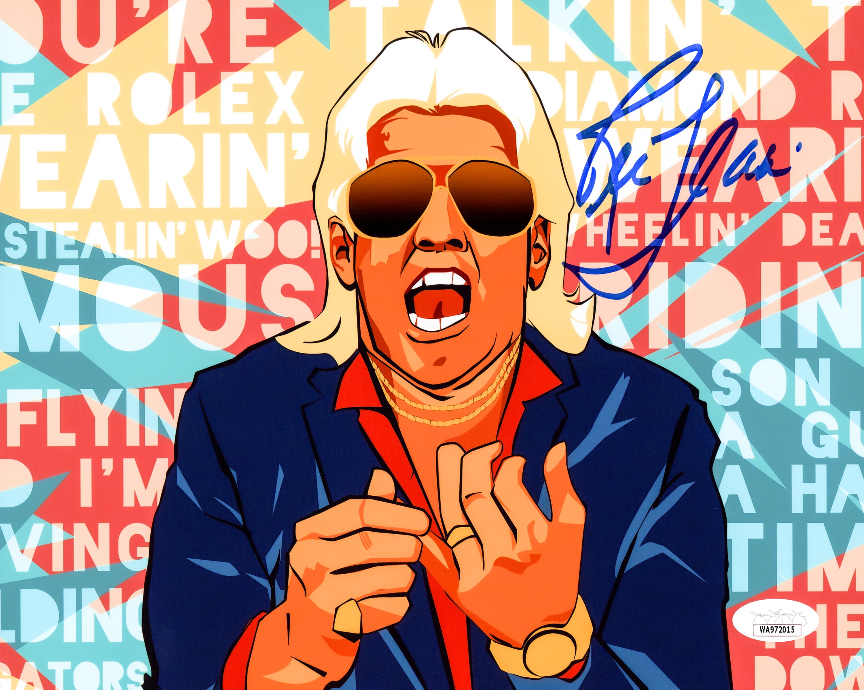 Ric Flair Autographed 8x10 Photo WWE JSA 228788 - Walmart.com