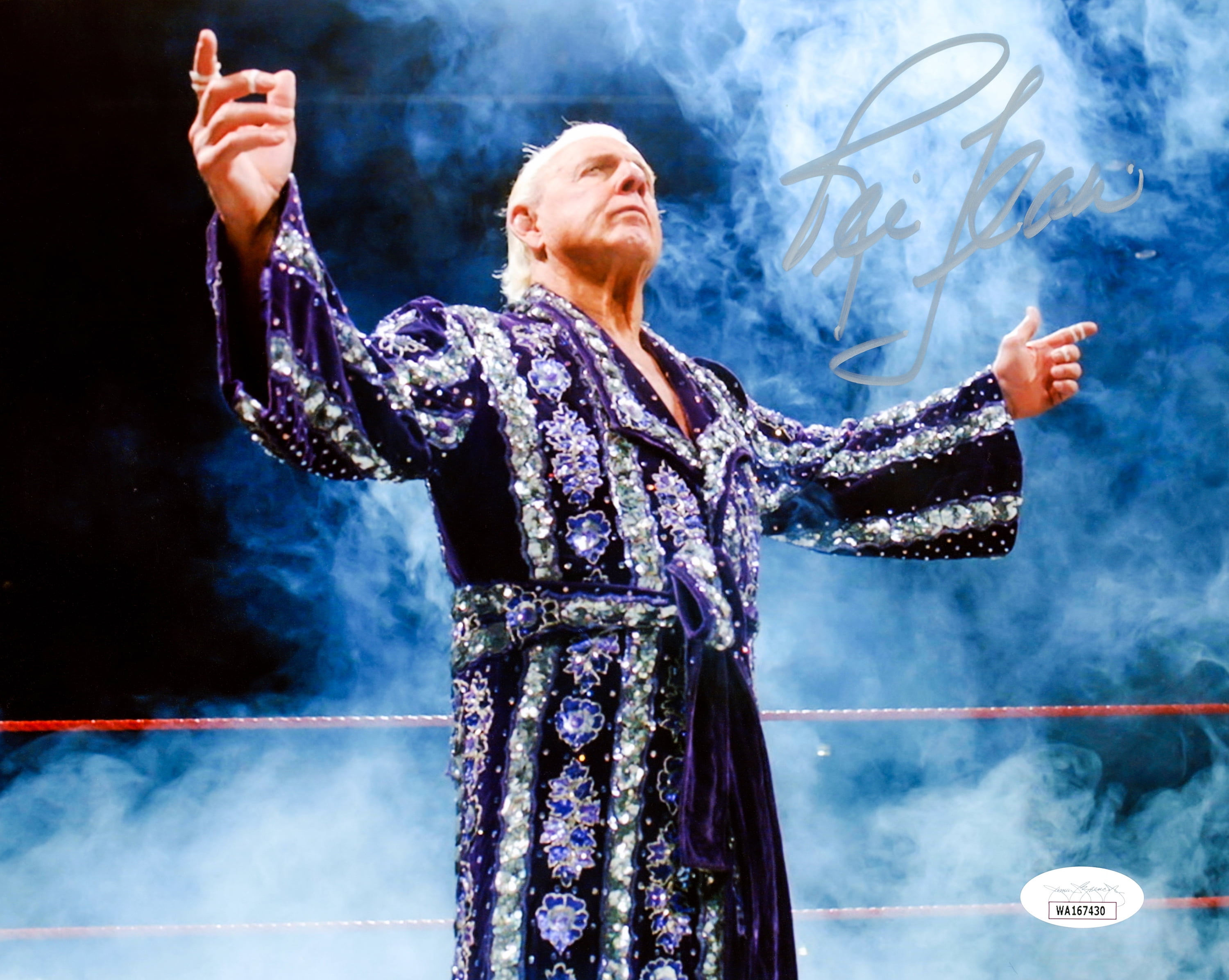 Ric Flair Autographed 8x10 Photo WWE JSA 228790 - Walmart.com