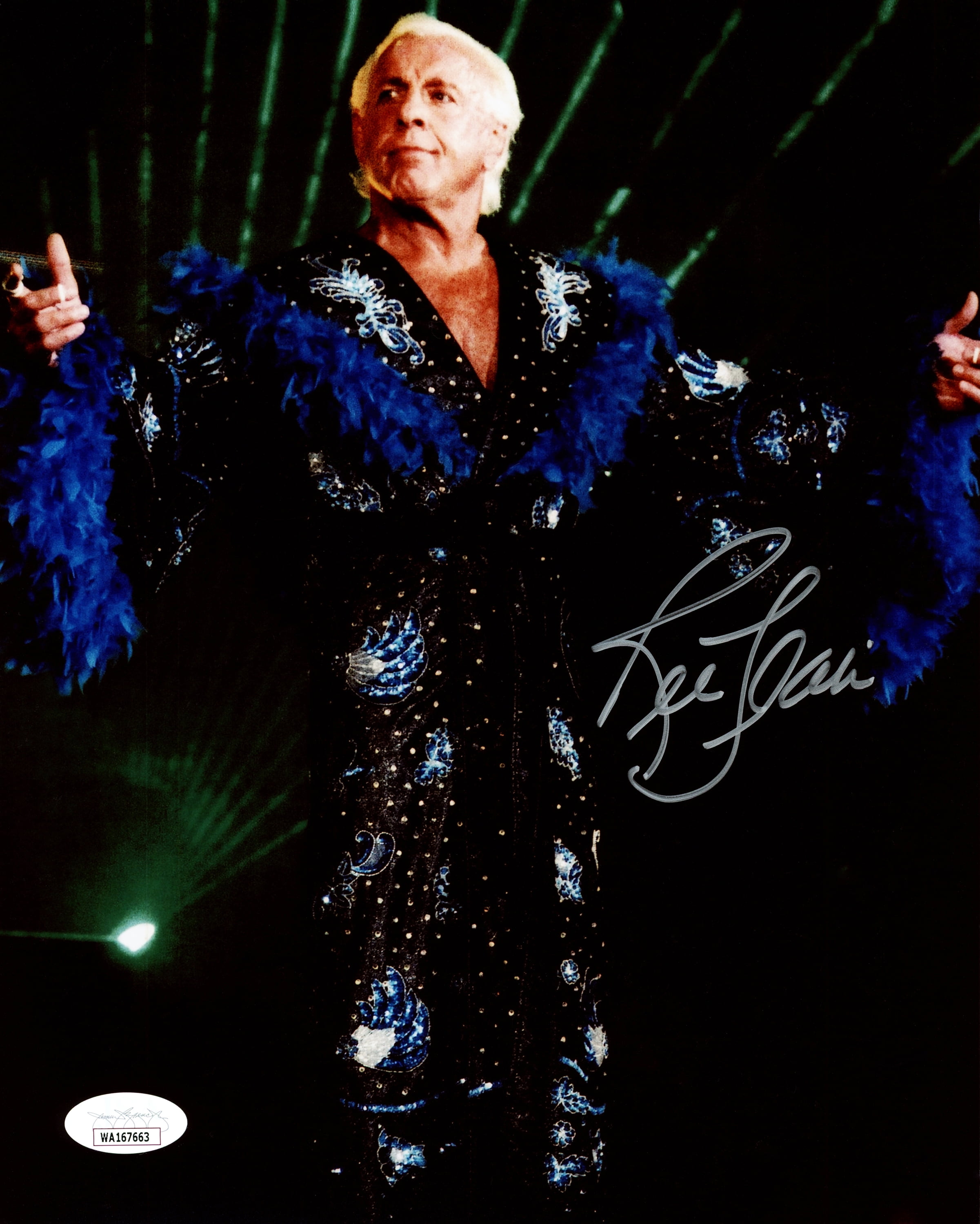 Ric Flair Autographed 8x10 Photo WWE JSA 228797 - Walmart.com