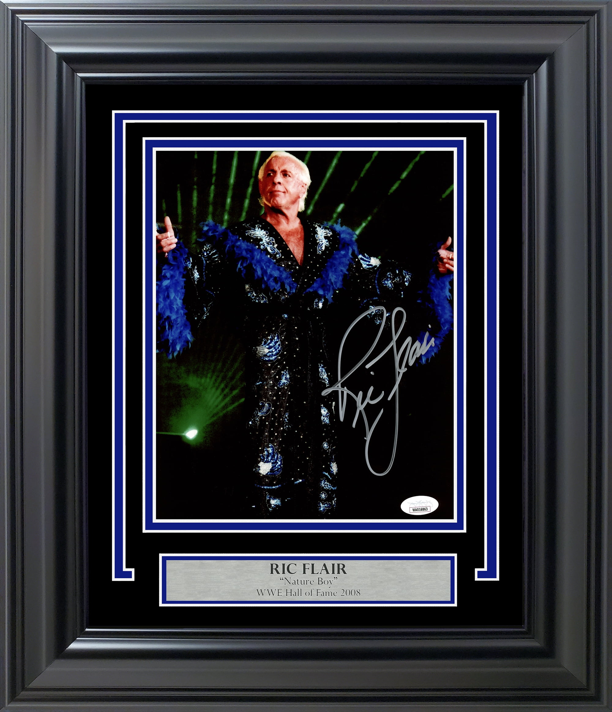 Ric Flair Autographed Framed 8x10 Photo JSA 209417 - Walmart.com
