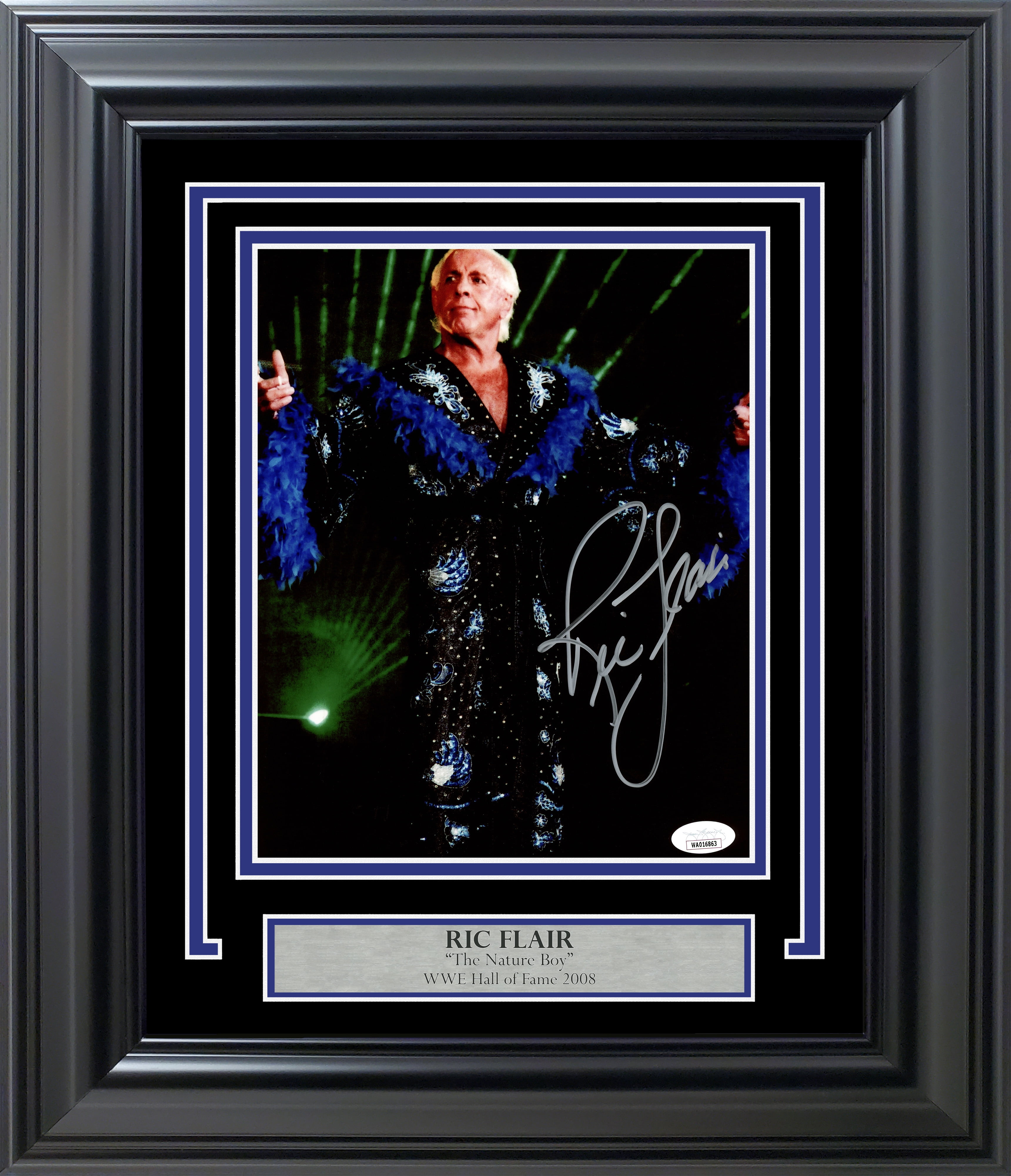 Ric Flair Autographed Framed 8x10 Photo WWE JSA Stock #254294 - Walmart.com