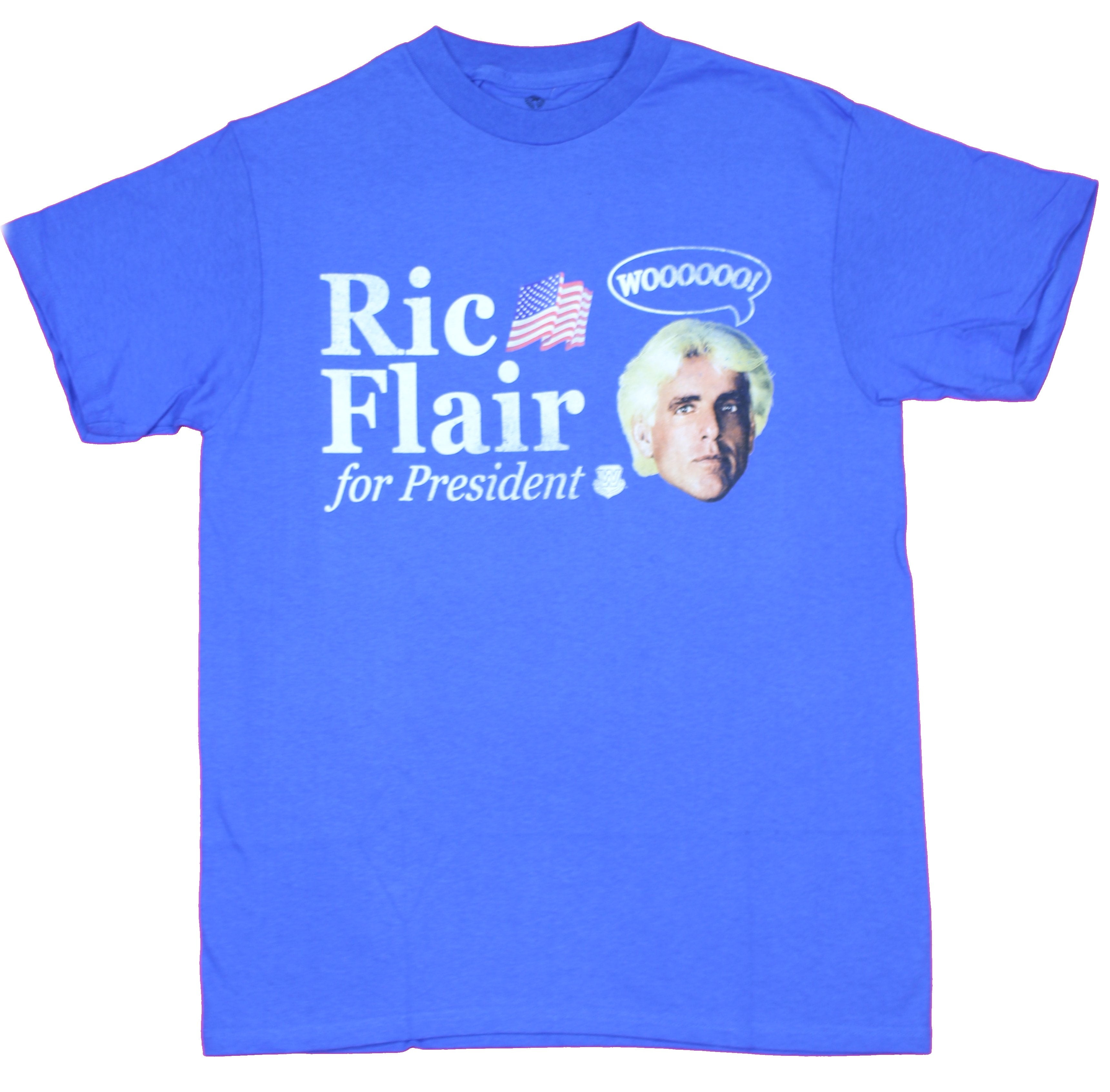 Ric Flair Official Merchandise: Medium-Sized Blue Men's T-Shirt ...