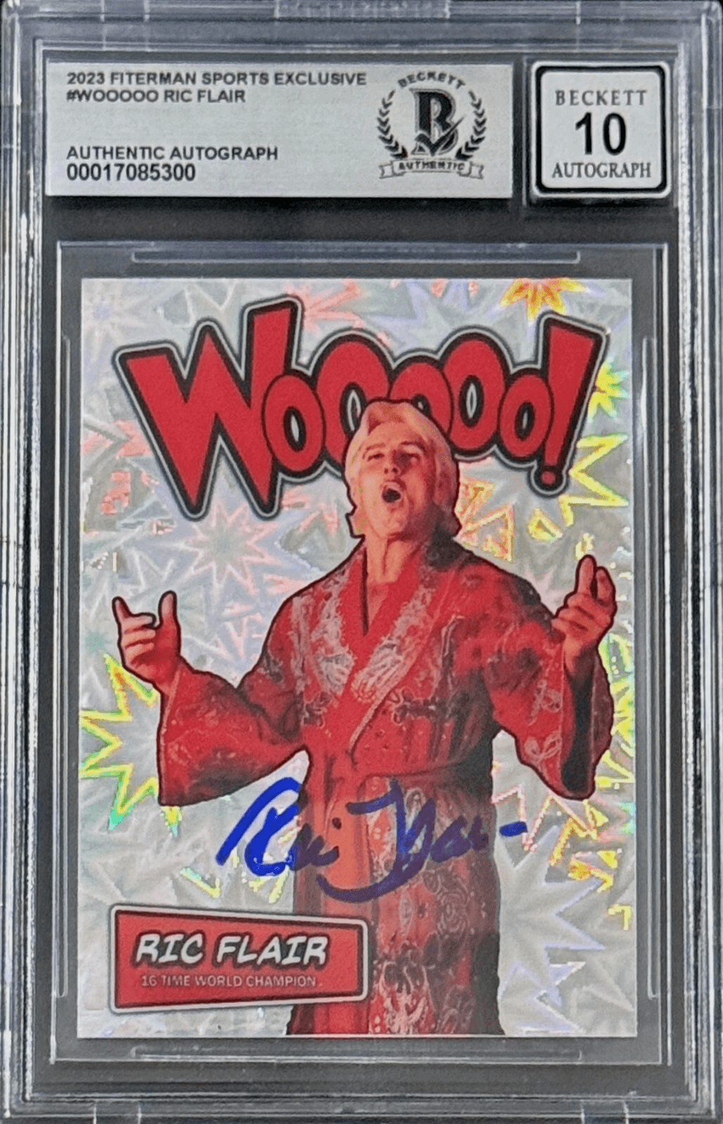 Ric Flair Signed 2023 Fiterman Sports Exclusive Card #Woooo BAS ...