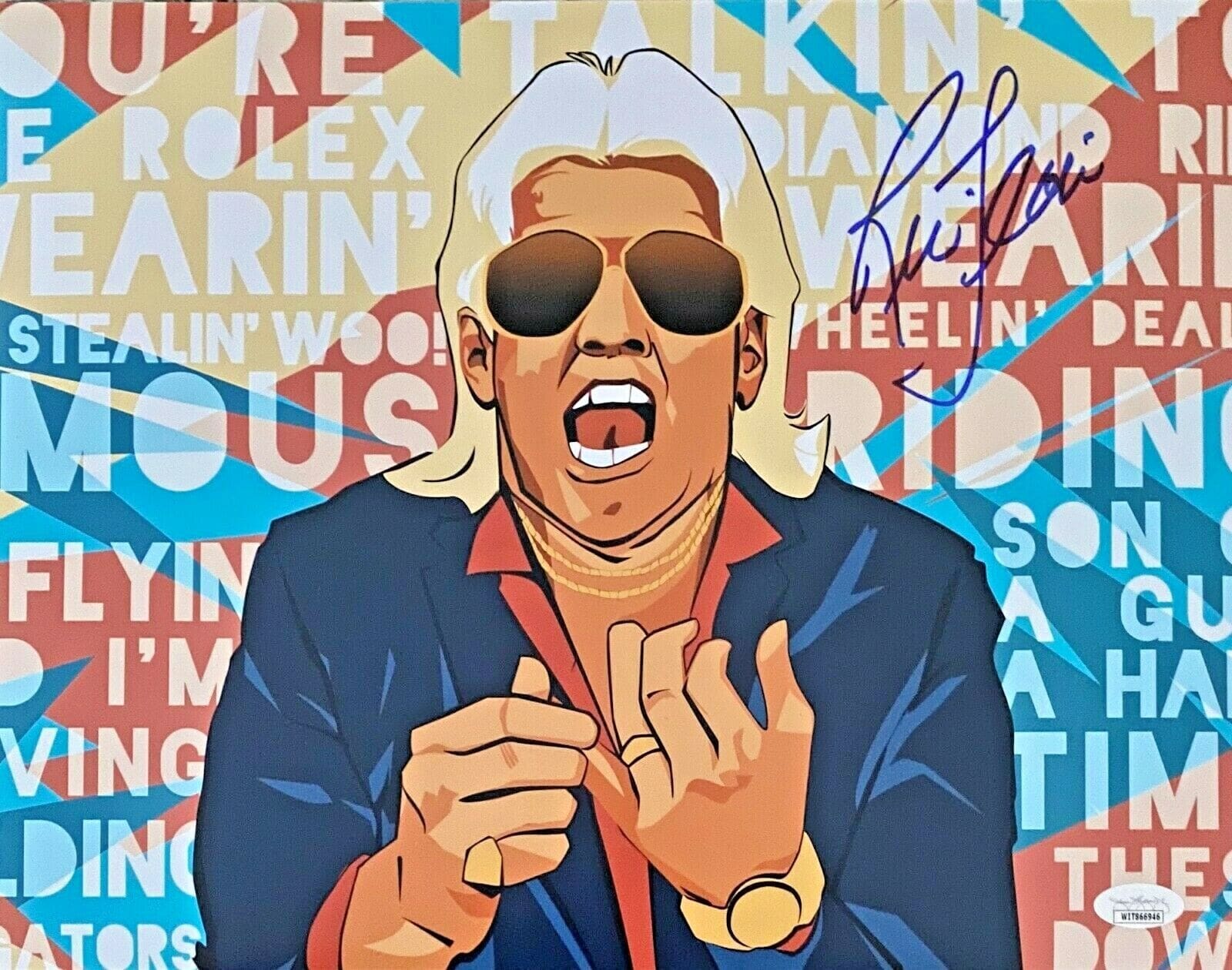 Ric Flair Signed Autographed 11x14 Photo JSA Authentic WWE WCW #12 ...