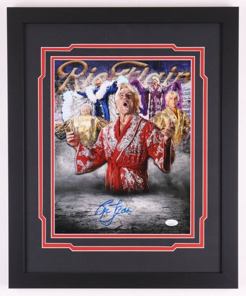 Ric Flair Signed Autographed Framed 11x14 Photo JSA Auth WWE WCW #17 ...