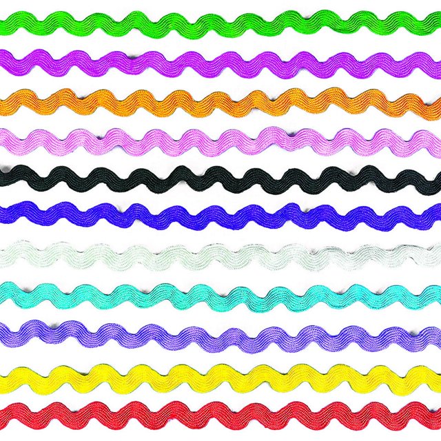 Ric Rac Trim (12Pc) - Craft Supplies - 12 Pieces - Walmart.com