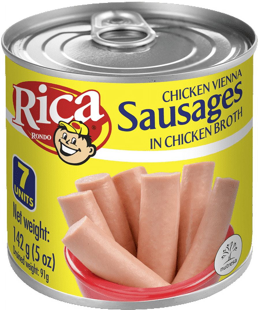 Rica Chicken Vienna Sausage 5 oz - Pack of 6 - Walmart.com