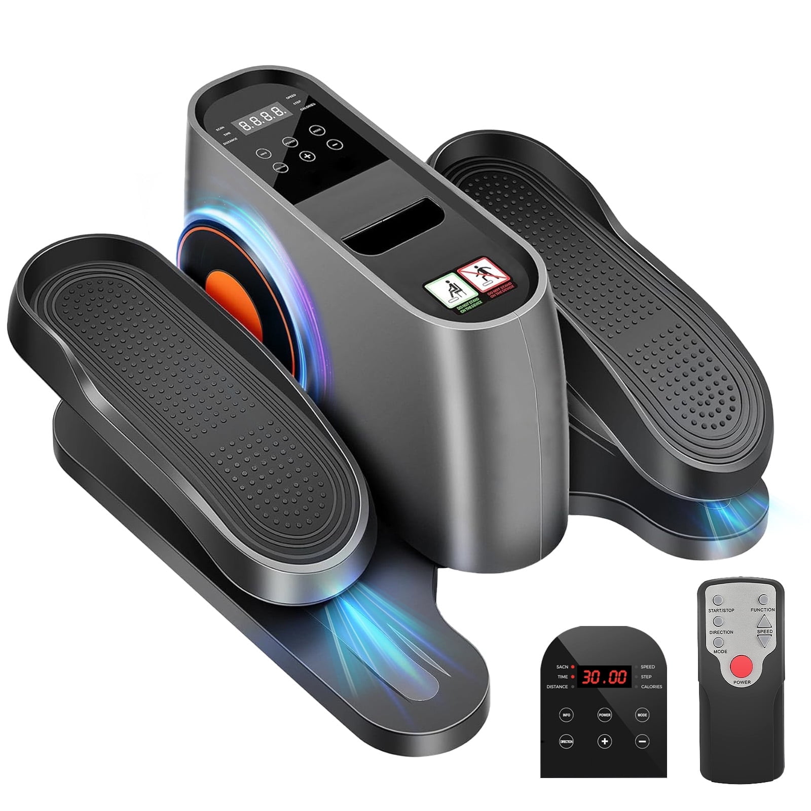 Rican Under Desk Elliptical Machine,Quiet Portable Elliptical Exercise ...