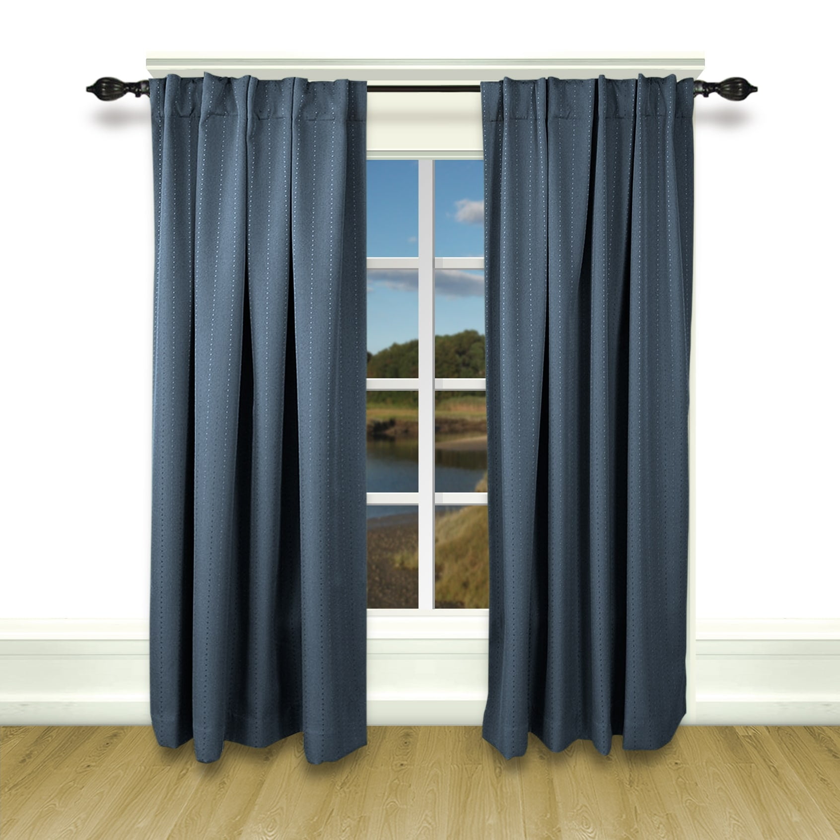 Ricardo Grand Pointe Rod Pocket Panel w/Back Tabs - Walmart.com