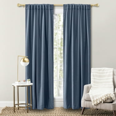 Ricardo Herringbone Lined Rod Pocket w/Back Tabs Panel - Walmart.com