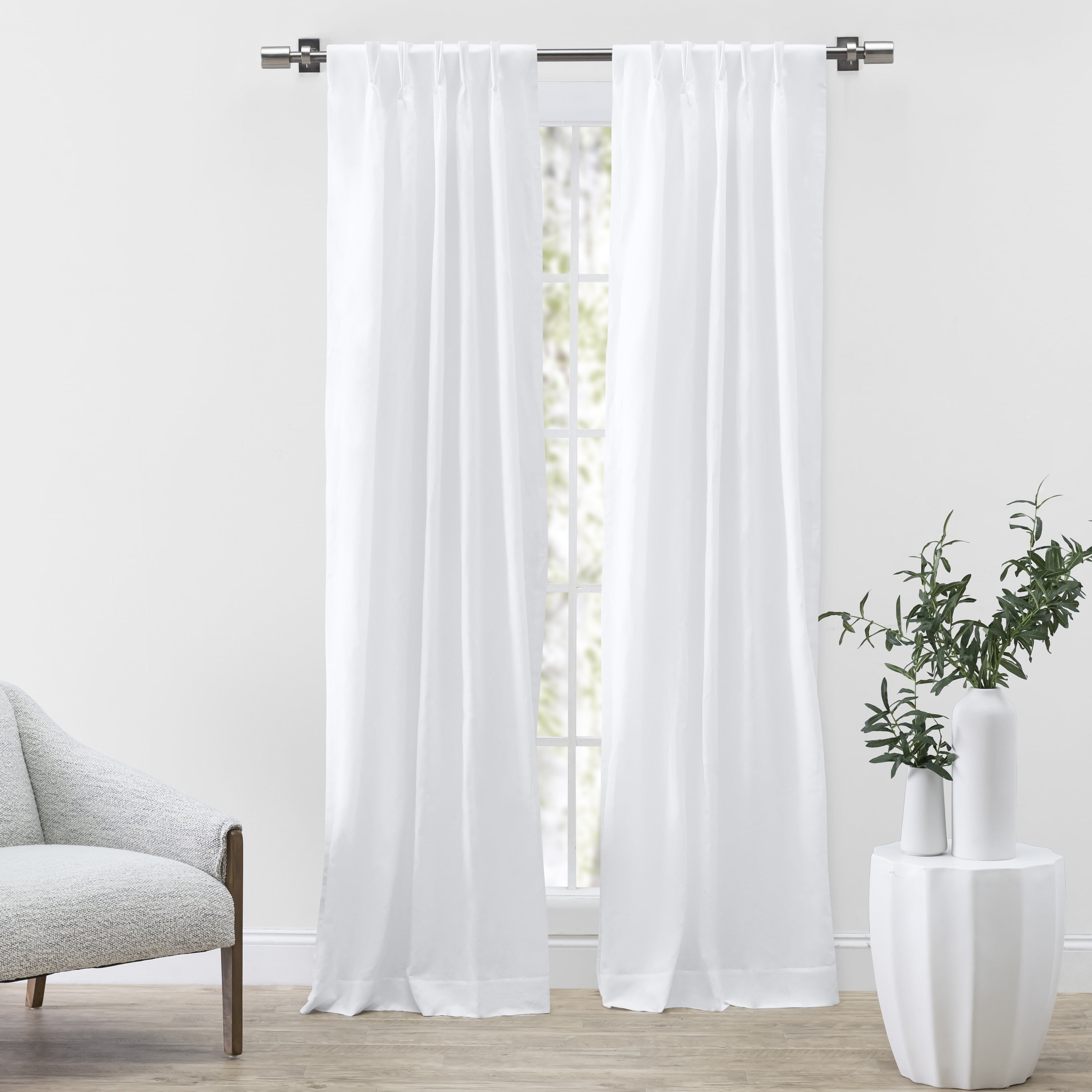 Ricardo Serene Pinch Pleat Pair with Back Tabs - Walmart.com